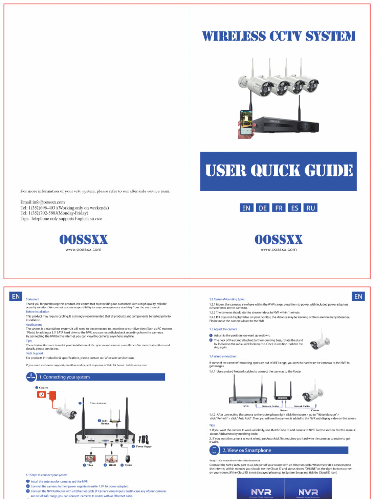 Manual NVR E-Seenet | PDF