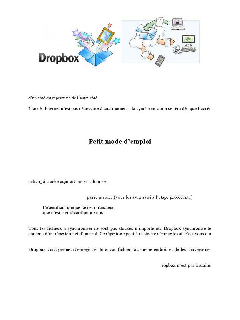 20 21 Tuto Dropbox | PDF