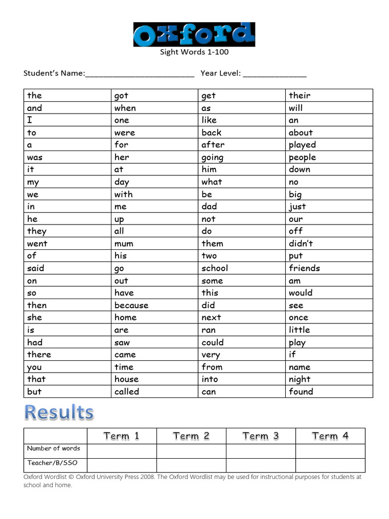 OxfordList1 1000 | PDF