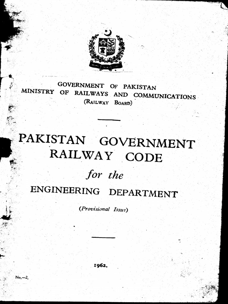 Engineering Code Railway | PDF