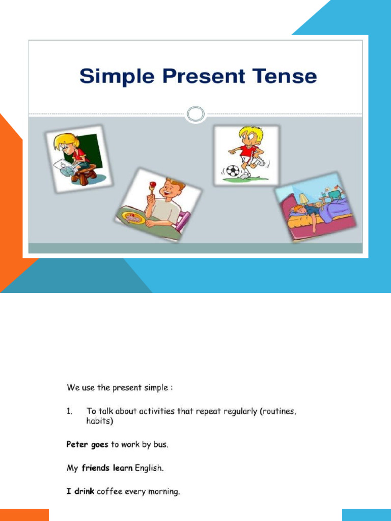 Present Indefinite Tense | PDF