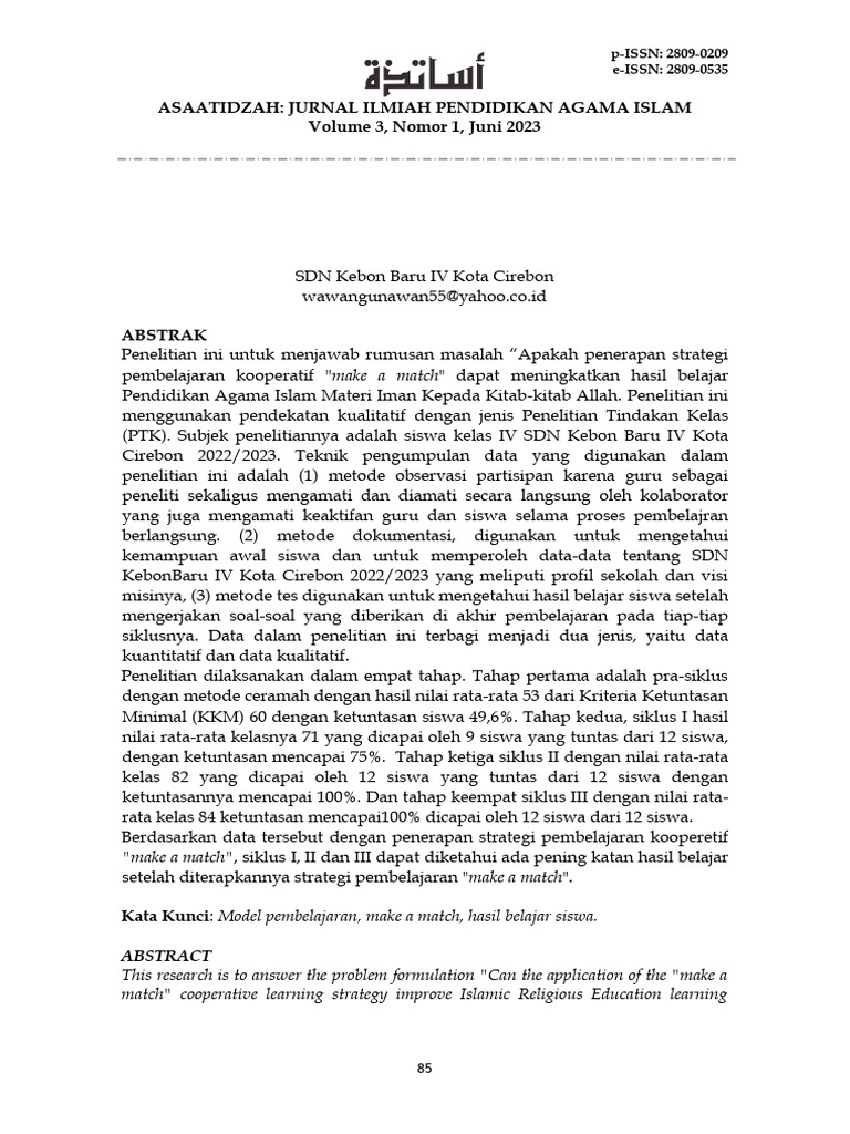 Asaatidzah E5 10 | PDF