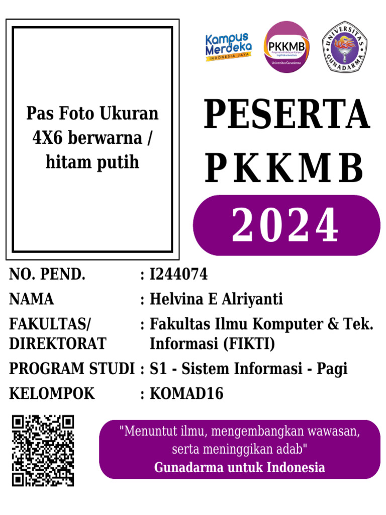 Helvina E Alriyanti-PKKMB 2024 | PDF