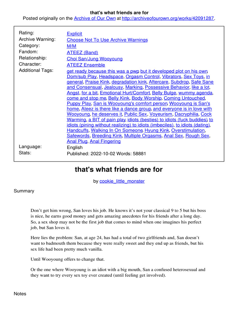 Thats What Friends Are | PDF