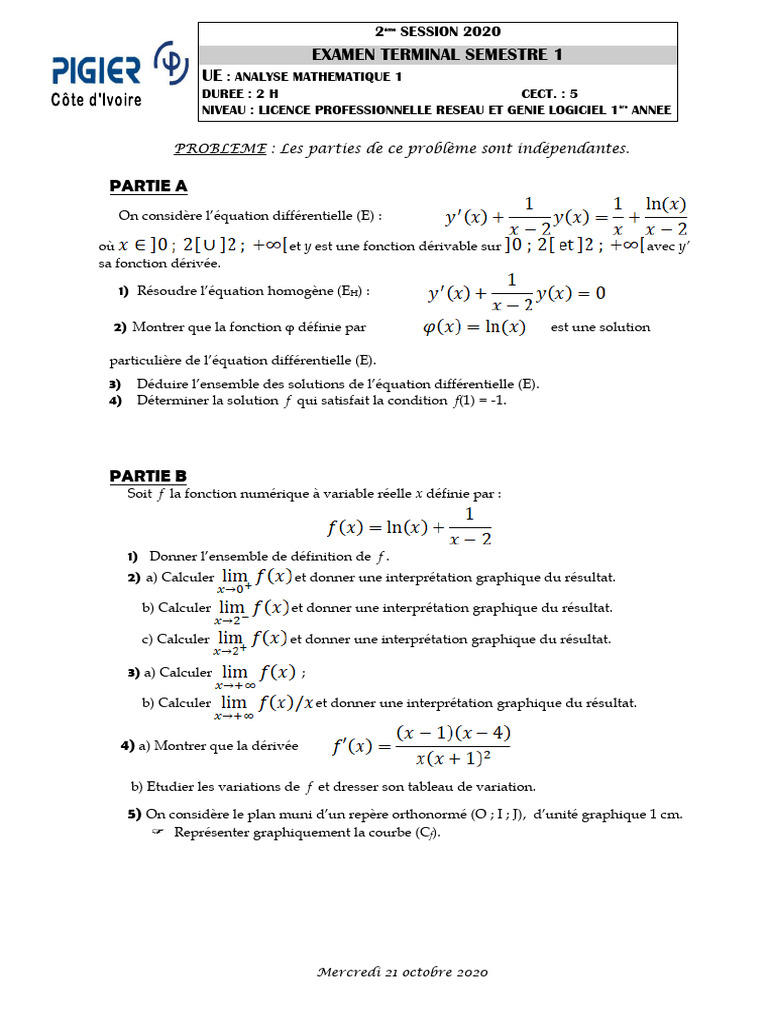 Analyse Math | PDF