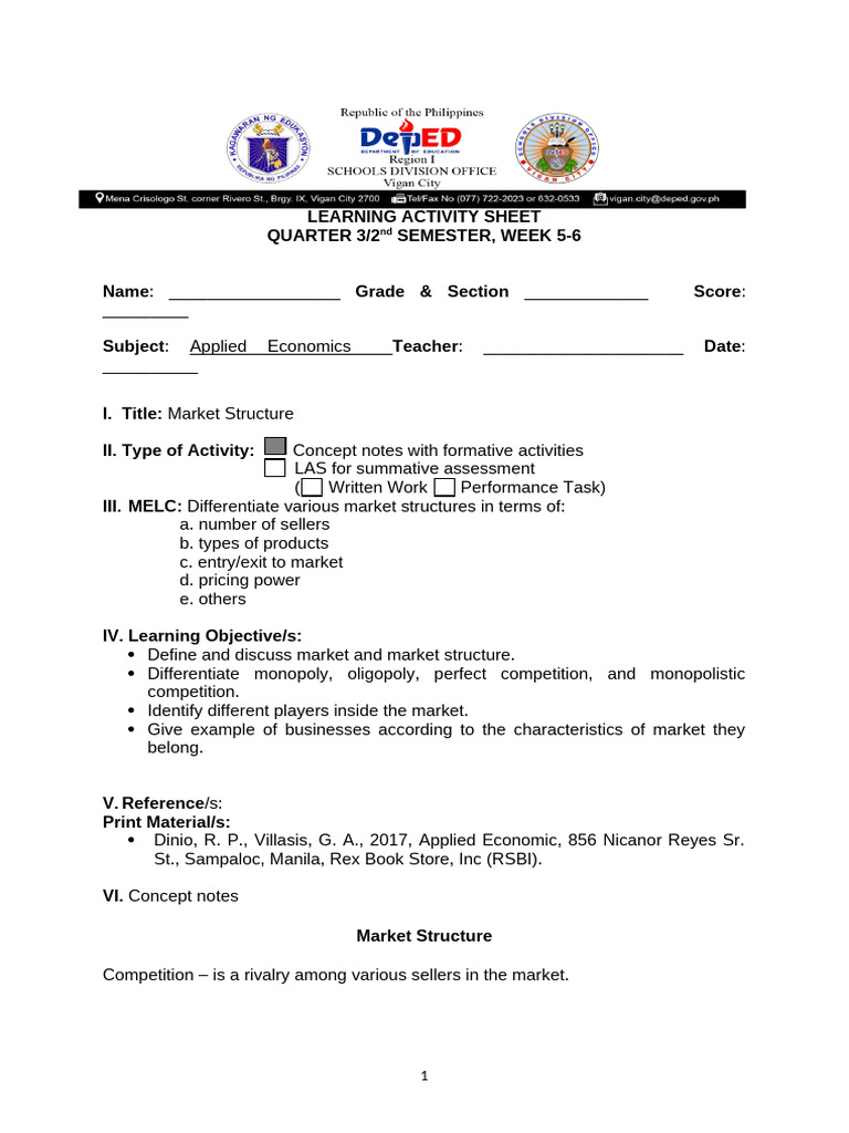 AE - Q3 - LAS - Week 5 - 6 - CN | PDF