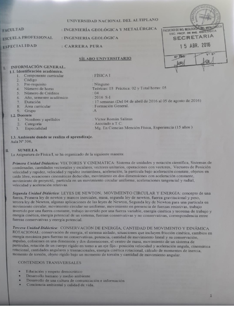 Fisica 1 | PDF