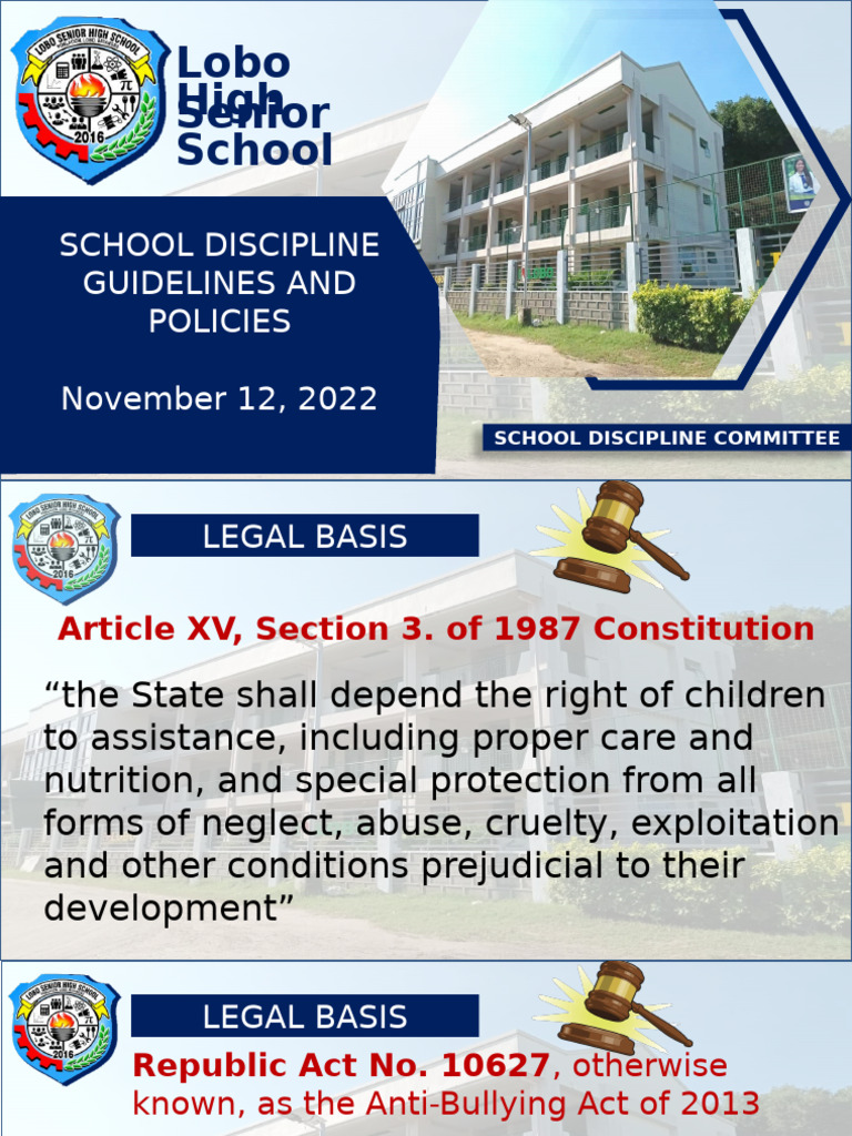 SCHOOL DISCIPLINE COMMITTEE Autosaved | PDF