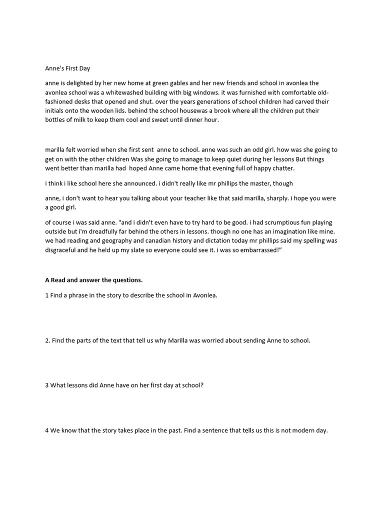 Reading Comprehension English Practice Exercies | PDF