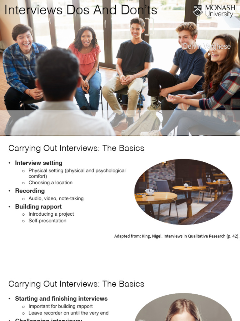 Interview Dos and Donts | PDF | Interview