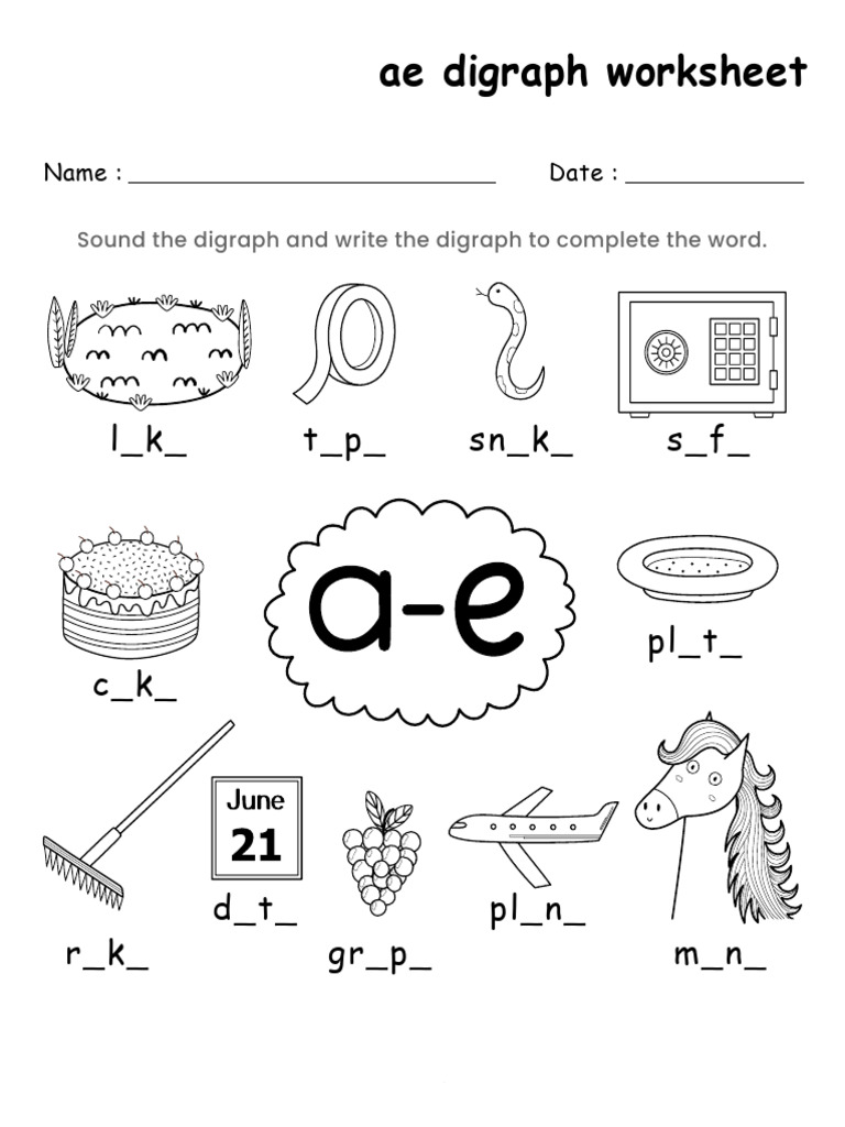 Phonics A-E P | PDF