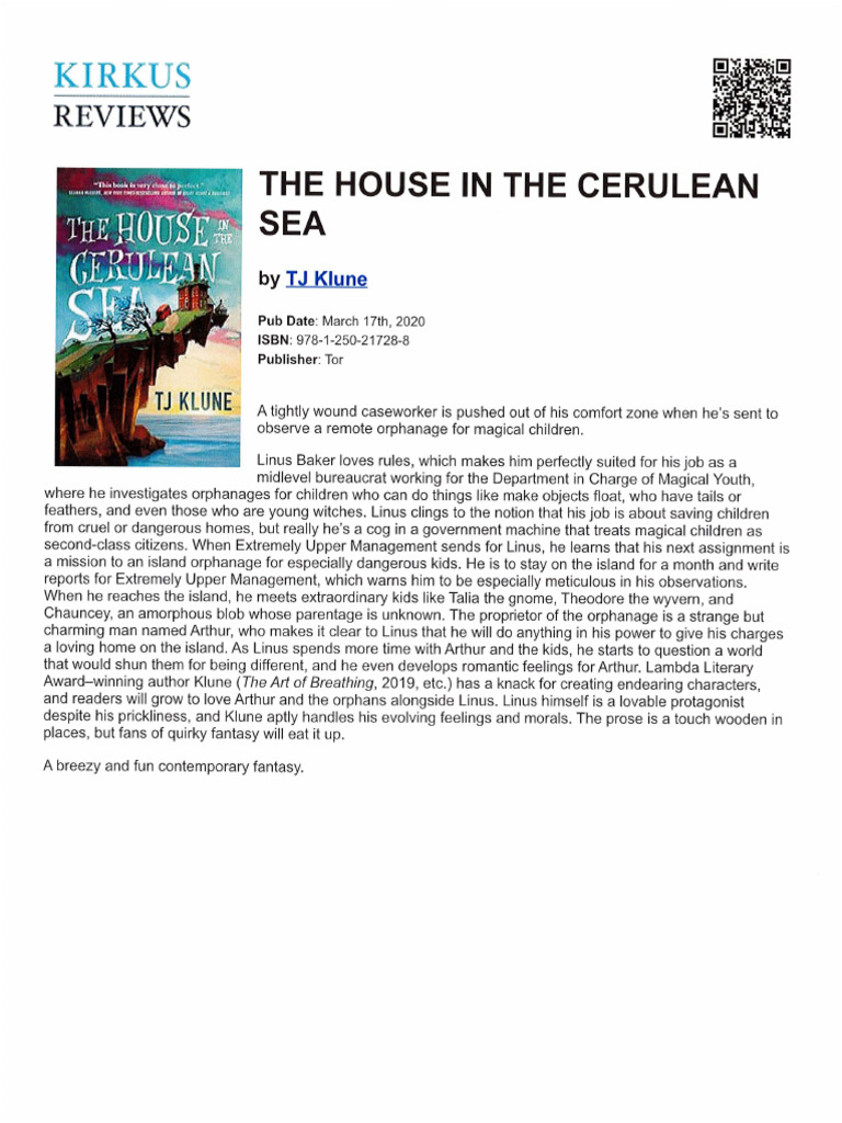 House in The Cerulean Sea | PDF