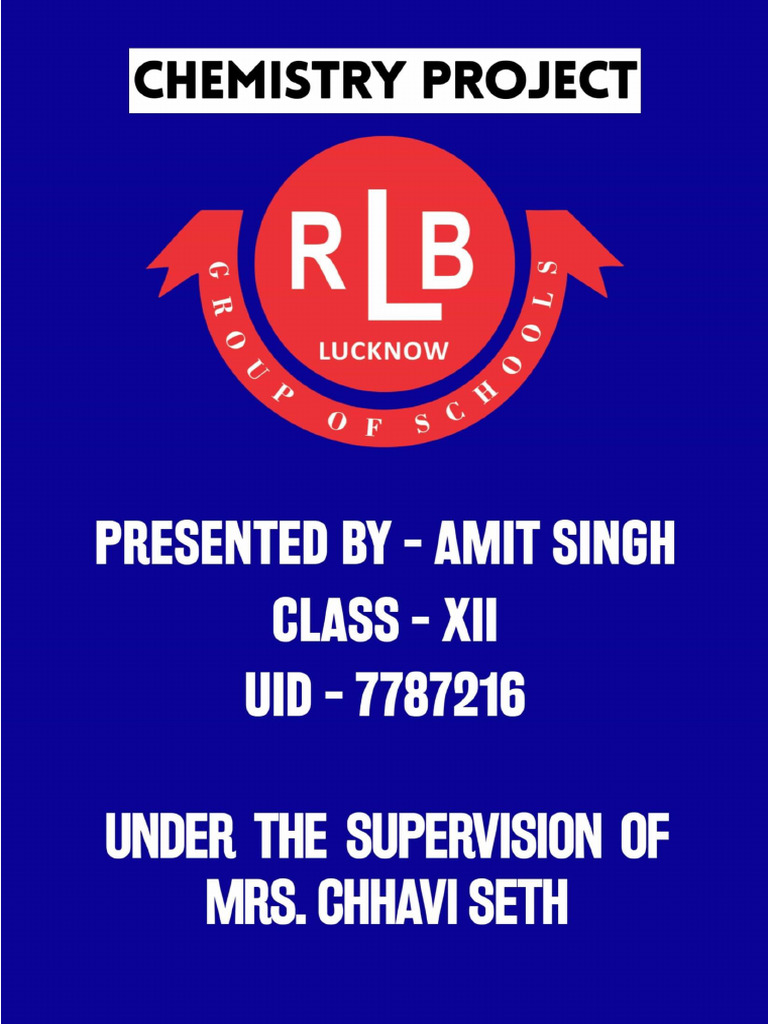 Chemsistry PRJ As | PDF