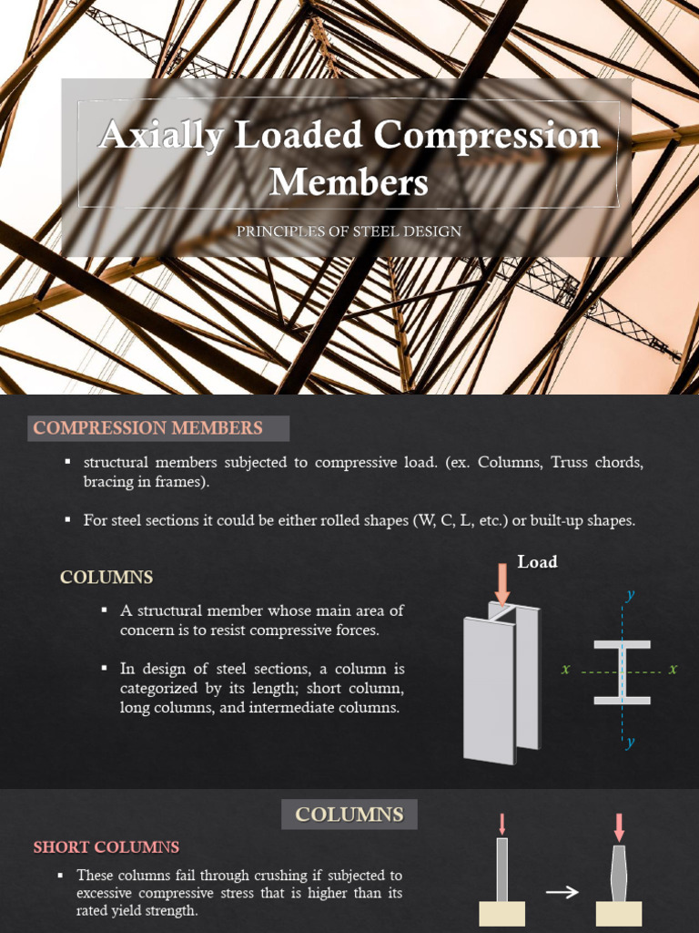 CHAPTER 5 Axially Loaded Compression Members | PDF CHAPTER 5 Axially Loaded Compression Members | PDF