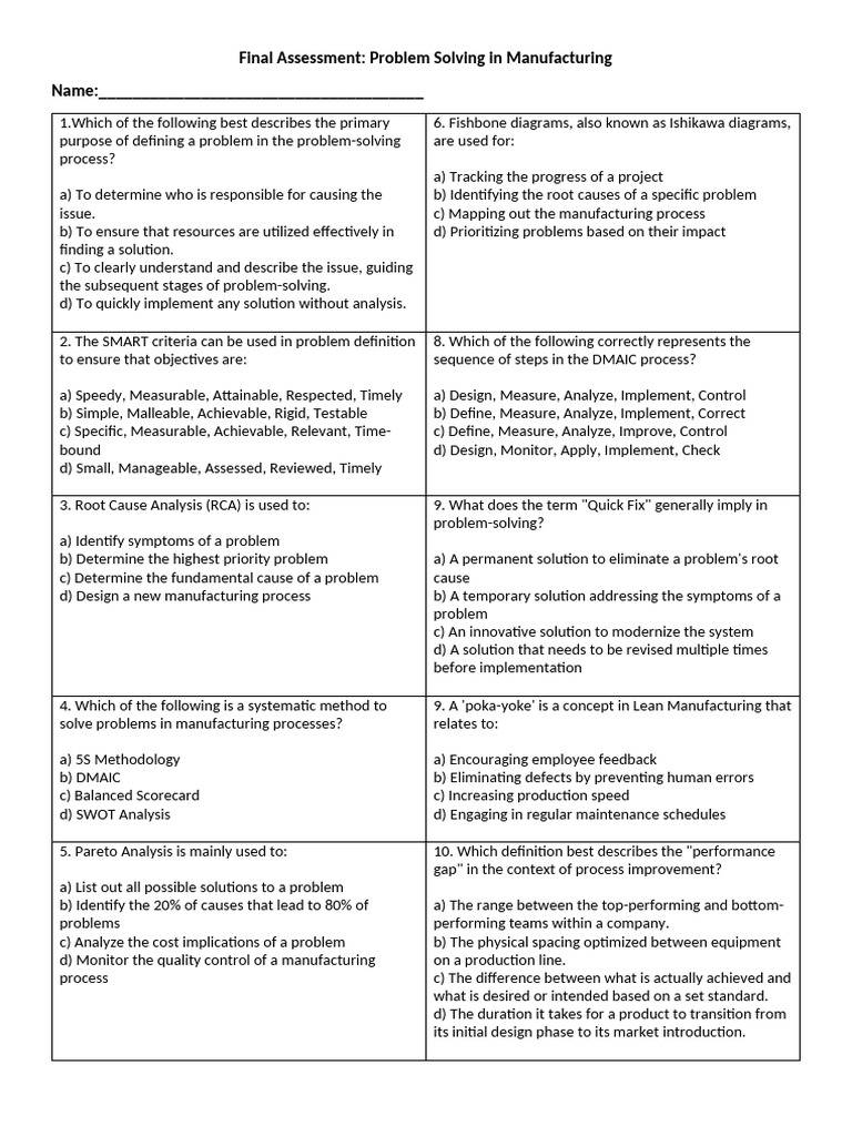 Final Assessment | PDF