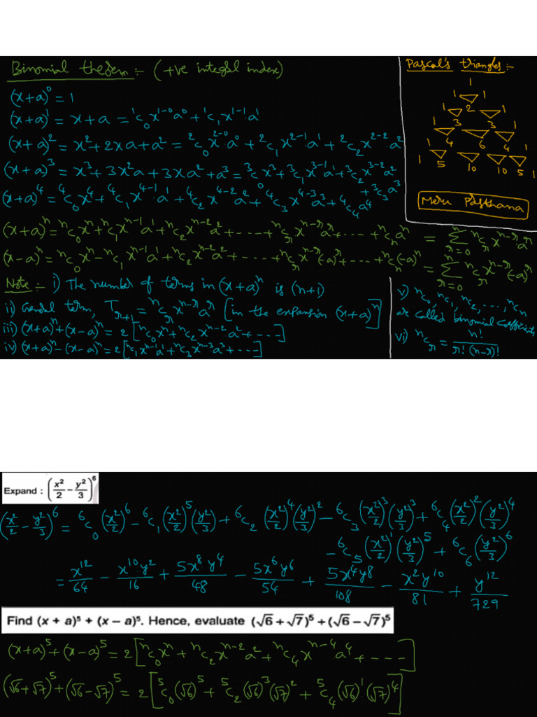 Binomial Theorem | PDF