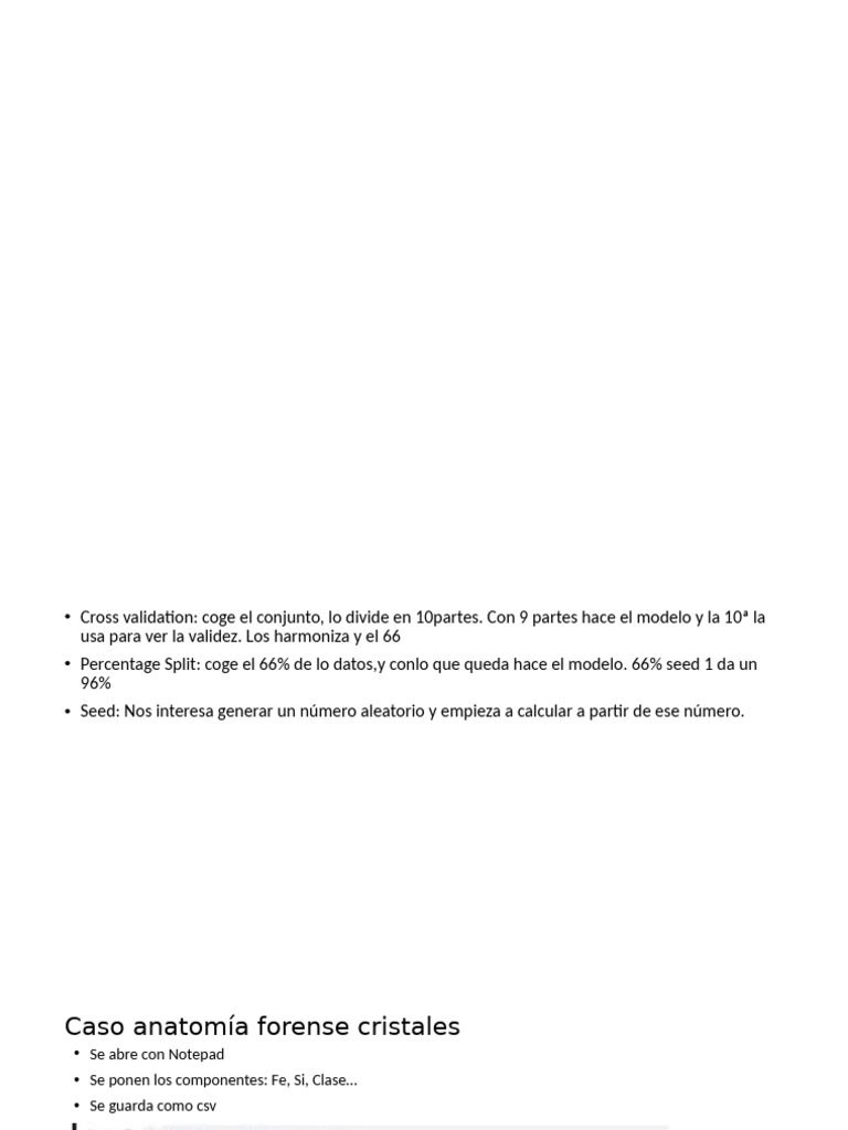 Usando Weka para Redes Neuronales | PDF Usando Weka para Redes Neuronales | PDF
