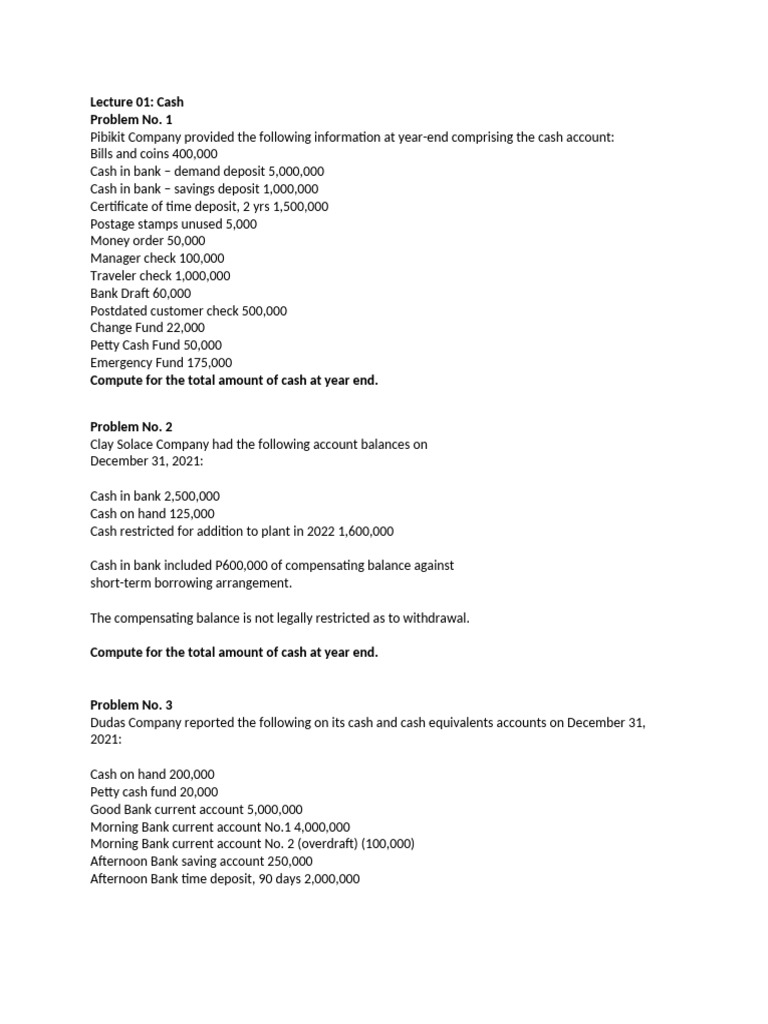 INTER. MEDIATE ACC. Sample Activity | PDF | Transaction Account | Business