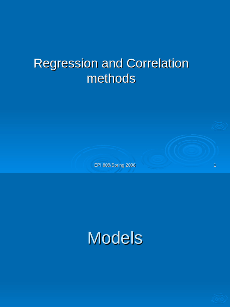 Regression Analysis | PDF