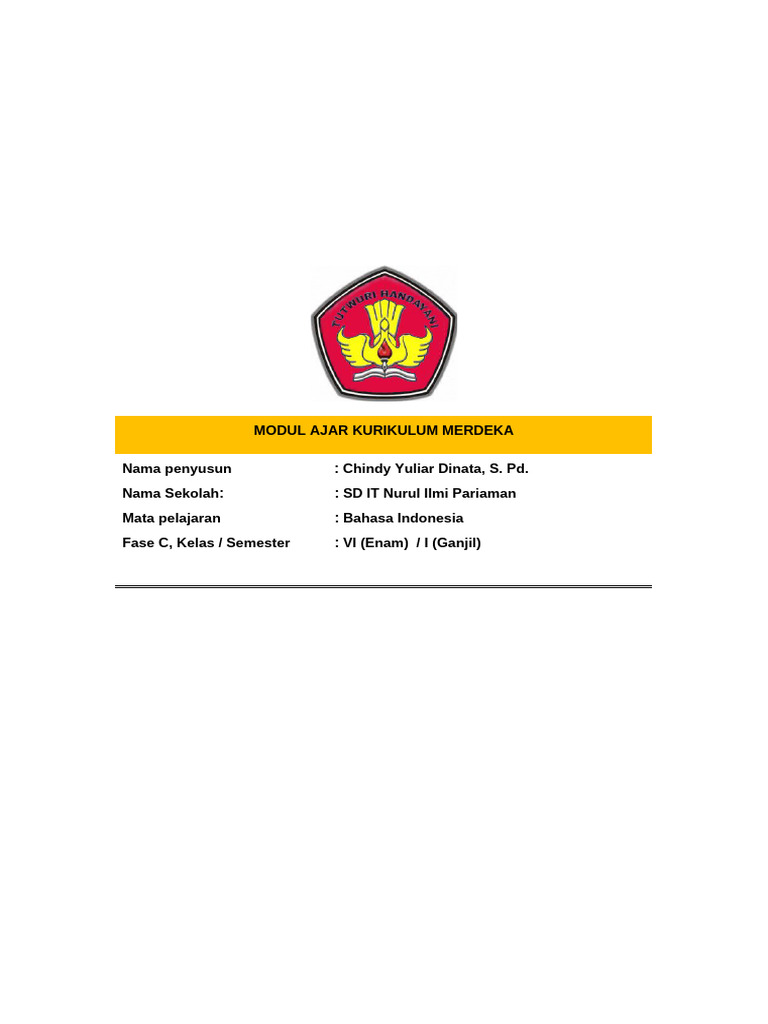 Modul Ajar BAB 1 | PDF