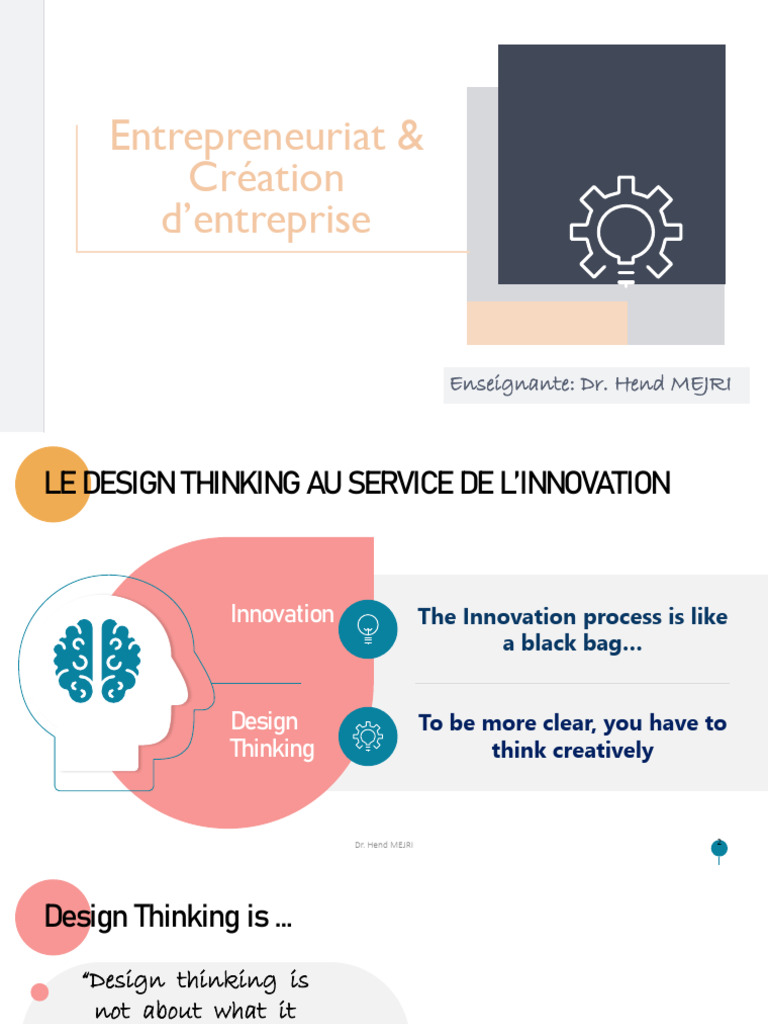 2 - Cours Entrepreneuriat Et Création D'entreprise PARTIE 2 - 2024-2025 ...