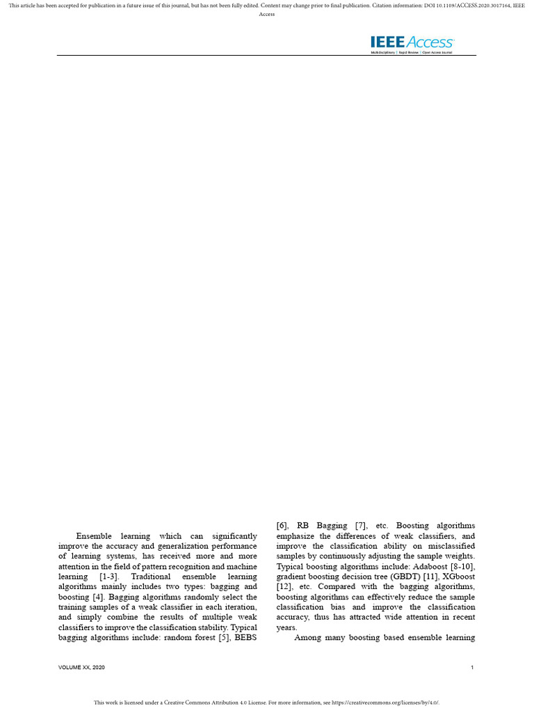 Improved Adaboost Algorithm For Classification Bas | PDF