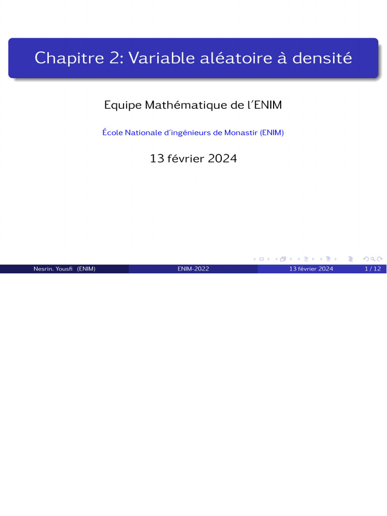 Chapitre 2 Proba | PDF