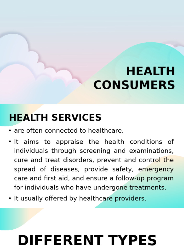 Health Consumers | PDF
