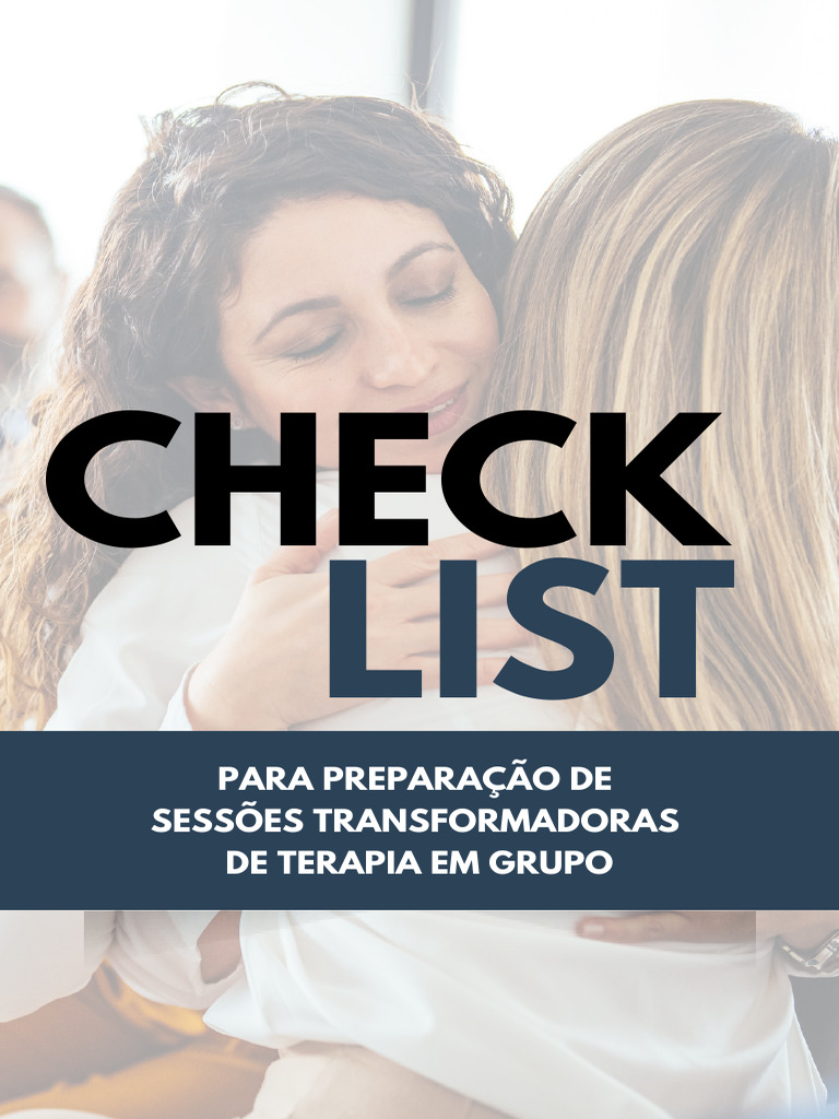 Checklist Sessoes Terapia em Grupo | PDF