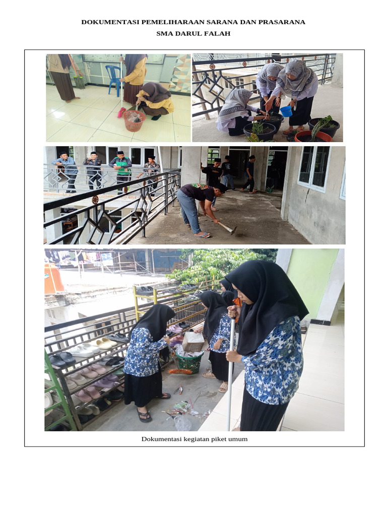 Dokumentasi Pemeliharaan Sarana Dan Prasarana | PDF