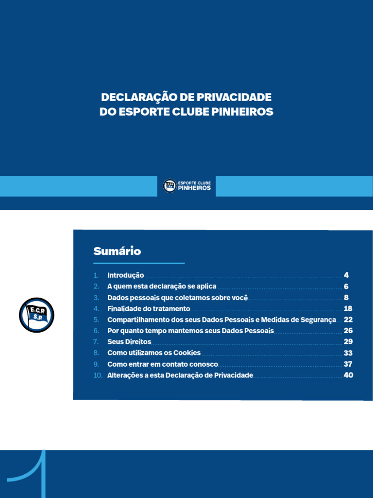 Declaracao de Privacidade Do Ecp - V4 | PDF