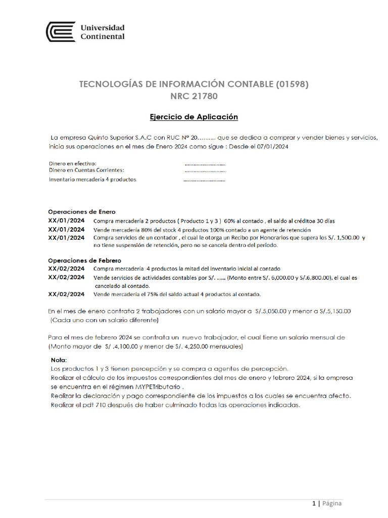 Enunciado Ejercicio PC | PDF