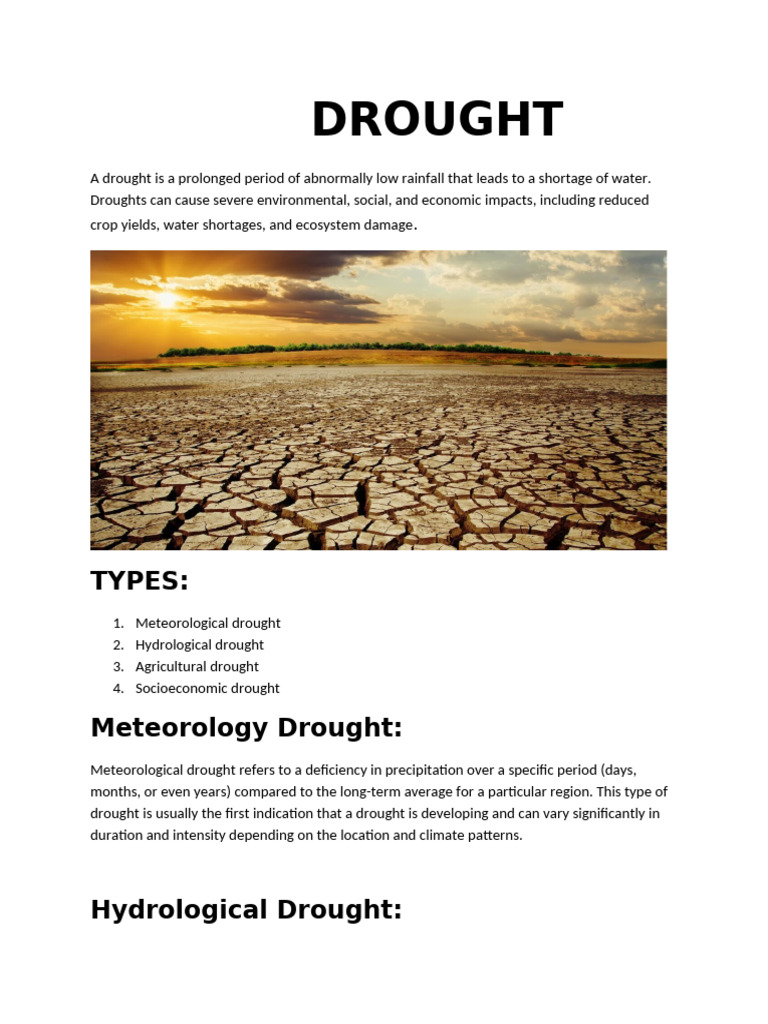 DROUGHT | PDF
