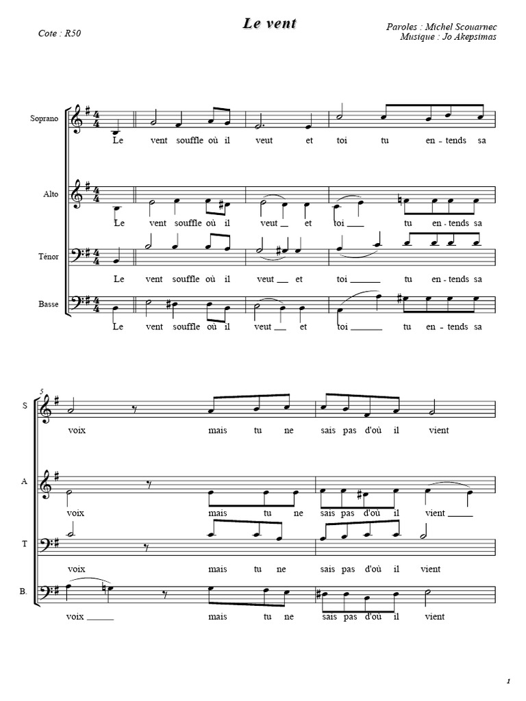 Le vent | PDF