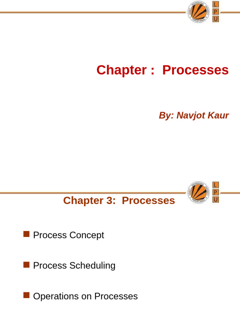 OS Process | PDF