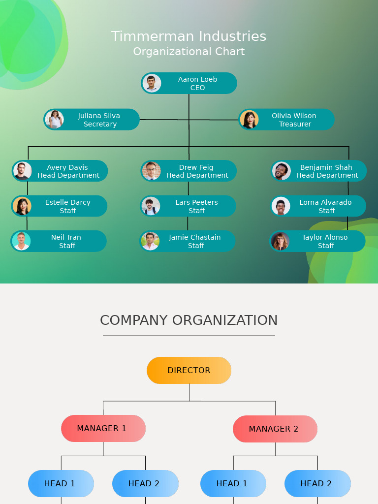 Organization Structure Template | PDF | Leadership | Business