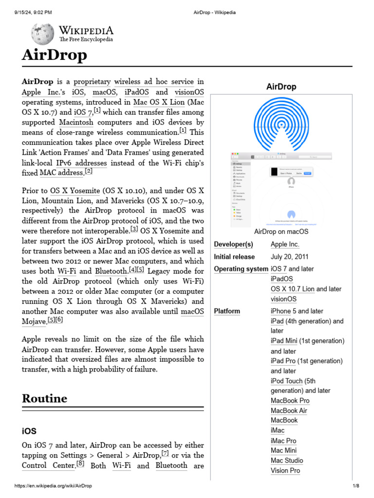 What Is Airdrop | PDF