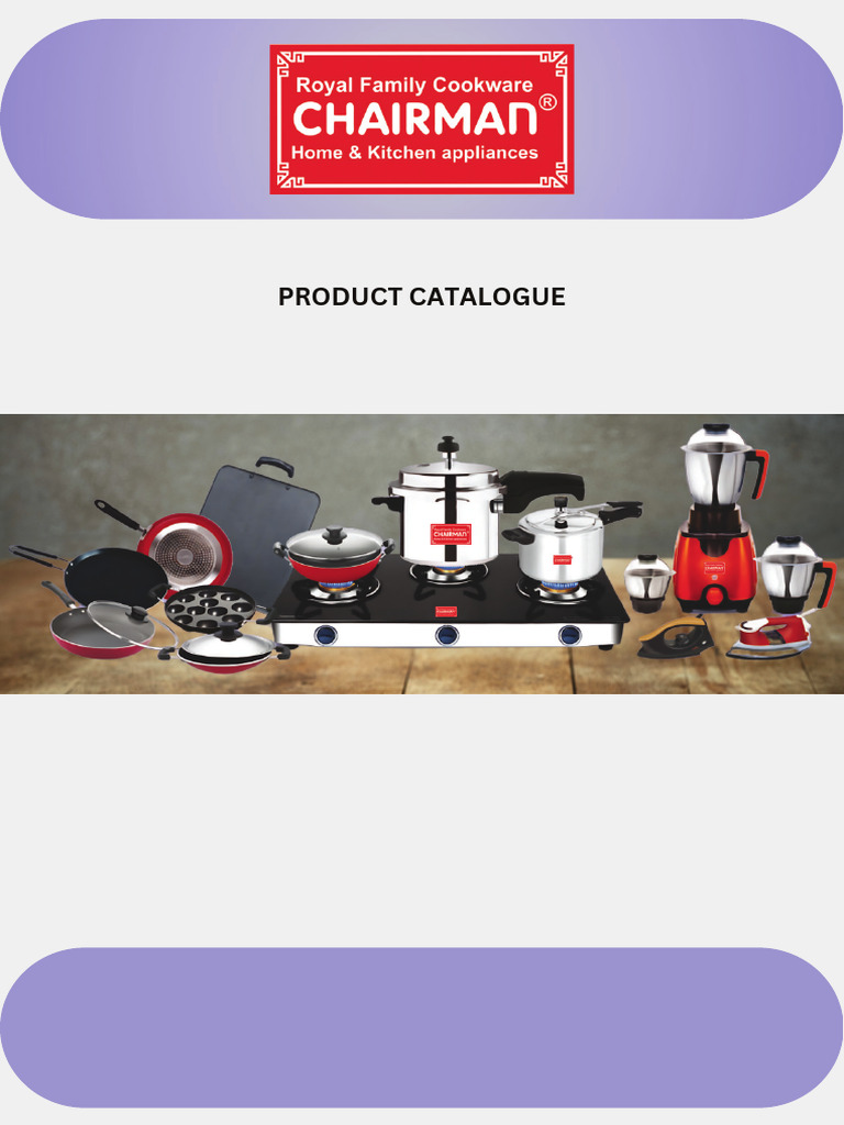 Chairman Product Catalogue 2023 24 | PDF
