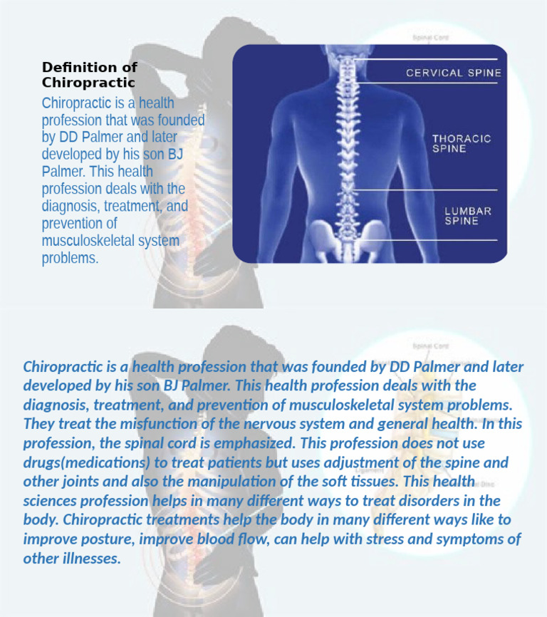 Definition of Chiropractic | PDF