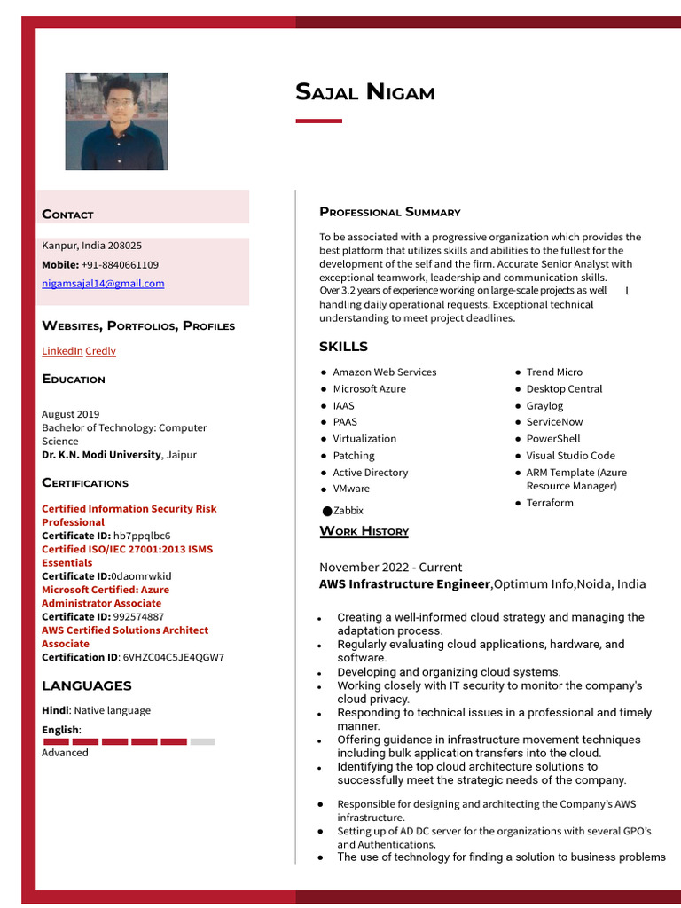 Sajal - Nigam - Resume - DOCX-1-1-1 (1) (1) - 3 | PDF