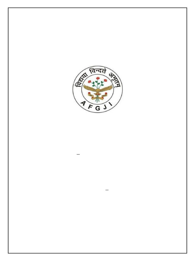 AIR FORCE GOLDEN JUBILEE INSTITUTE | PDF