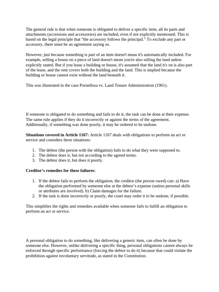 The general rule is that when someone is obligated to deliver a ...