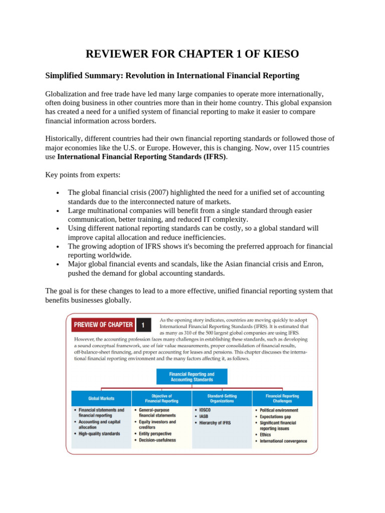 Reviewer For Chapter 1 of Kieso | PDF