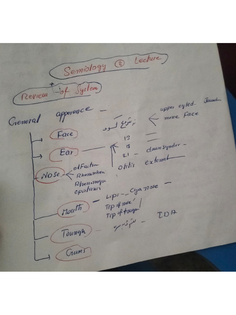 2 Week Semiology | PDF