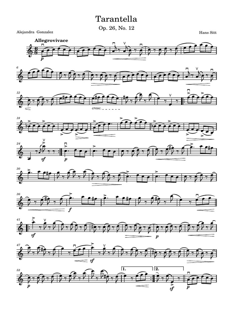 Tarantella | PDF