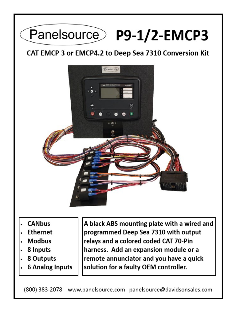 P9-1-2-EMCP3 Deep Sea Conversion Kit | PDF