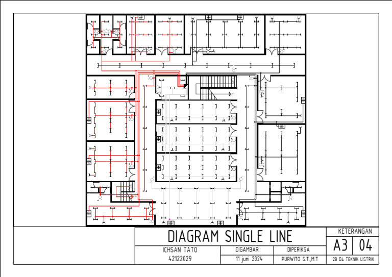 04_diagram Single Line | PDF