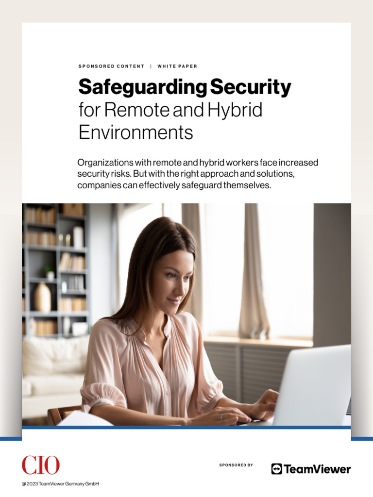 Teamviewer Cio Safeguarding Security White Paper en | PDF