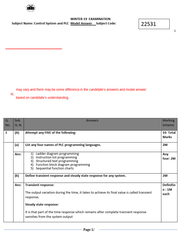 22531-2019-Winter-Model-Answer-Paper (Msbte Study Resources) | PDF