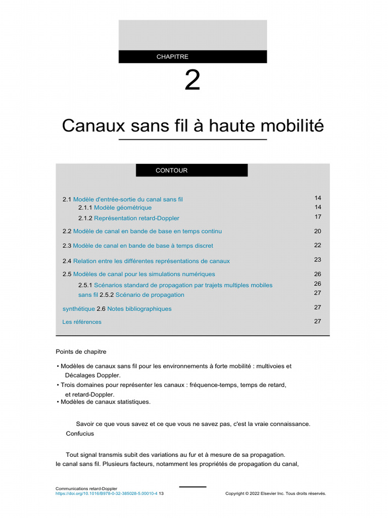 High-Mobility Wireless Channels | PDF